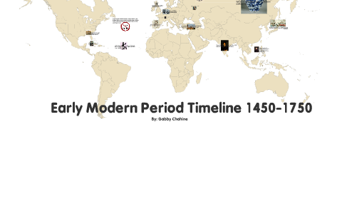 Early Modern Timeline by Gabby Chahine