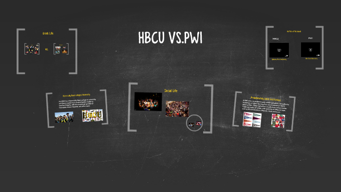 HBCU vs. PWI by Ziquariah Williamson on Prezi