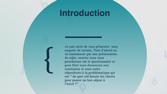 Enquête sur les besoins et les attentes des clients by Sarah Abdou ...
