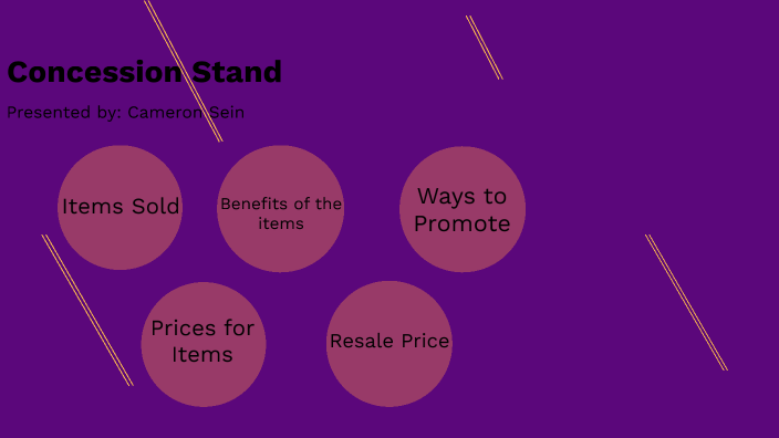Concession Stand Proposal by Cameron Sein on Prezi