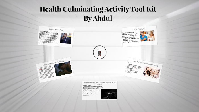 Health Culminating Activity Tool Kit by Abdul B on Prezi