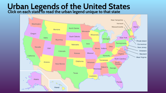 Urban Legends of the United States by Sierra Whittemore [Mojave HS] on ...