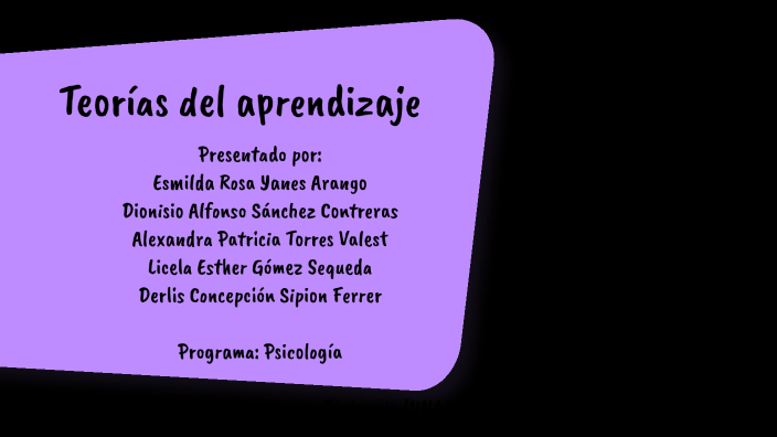 TEORÍAS DEL APRENDIZAJE by licela gomez on Prezi