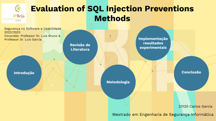 SSU- SQL INJECTION Prevention by Carlos Garcia on Prezi