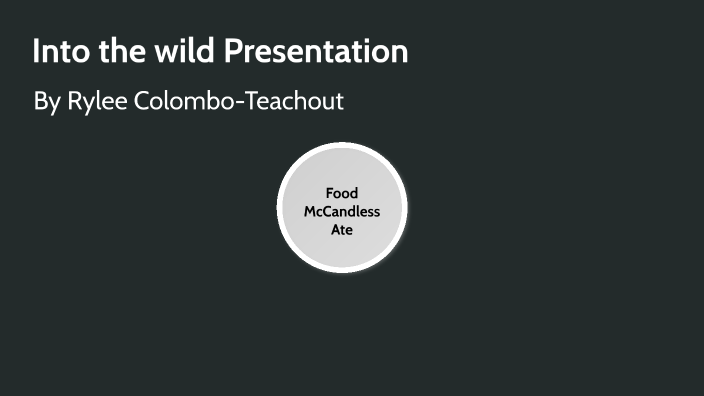 Into The Wild Presentation by Rylee Colombo-Teachout on Prezi