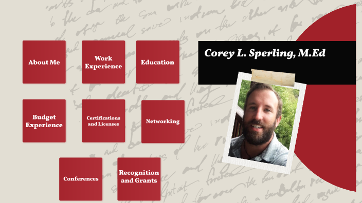 Portfolio by corey sperling on Prezi