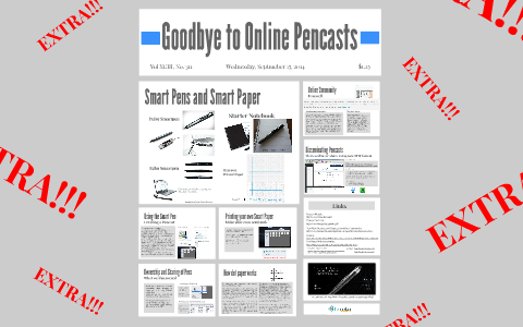 Goodbye to Online Pencasts by Juan Arellano on Prezi