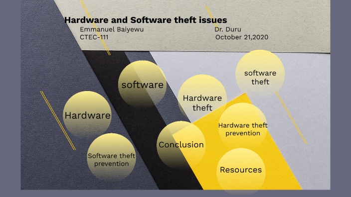 Hardware and Software theft issues by Emmanuel Baiyewu on Prezi