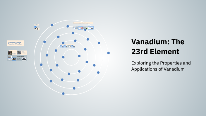 Vanadium: The 23rd Element by Briahna Bauer on Prezi