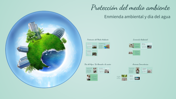 Protección del medio amiente, enmienda ambiental y día del agua by ...