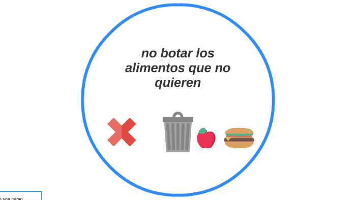 no botar los alimentos by maite benavides on Prezi