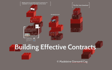 Building Effective Contracts (when starting with forms) by Madeleine ...