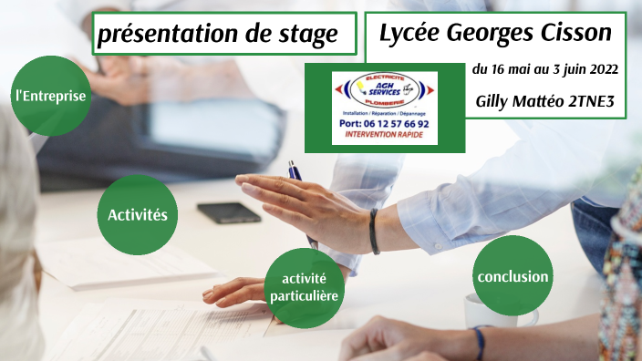 rapport de stage Matteo by amandine placidi on Prezi