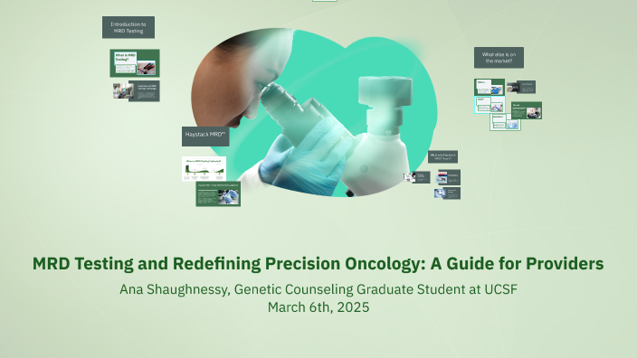 MRD Testing and Redefining Precision Oncology: A Guide for Providers by ...
