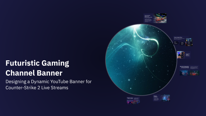 Futuristic Gaming Channel Banner by Alex Vlasie Fitness on Prezi