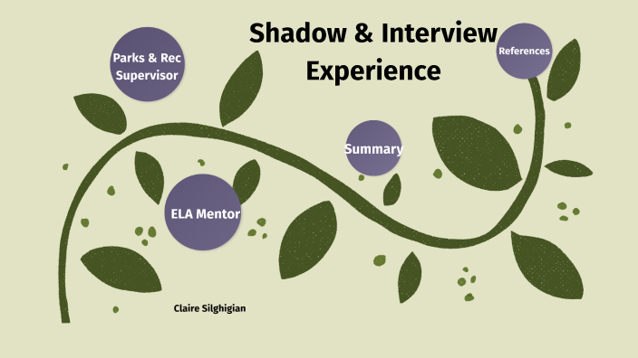 Shadow & Interview Experience by Claire Silghigian on Prezi