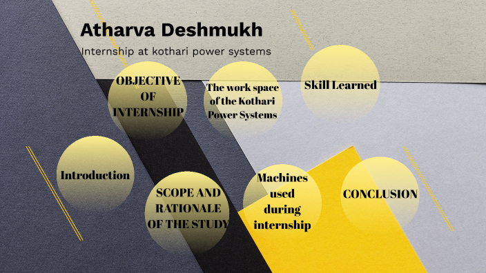 Intenship by Atharva Deshmukh on Prezi