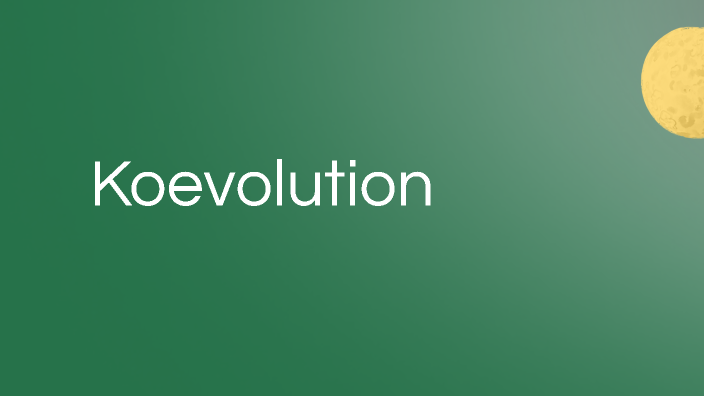 Koevolution by helen zehnder on Prezi