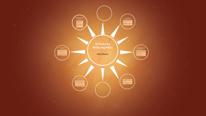 10 Rules for Reducing Risks by Sana M on Prezi