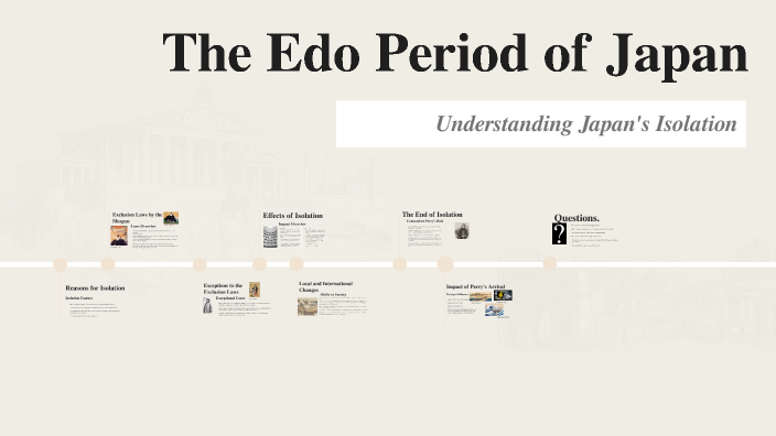 The Edo Period of Japan by Chidimma Anowai on Prezi