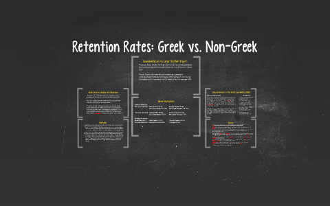 Retention Rates: Greek vs. Non-Greek by Brinton Vincent on Prezi