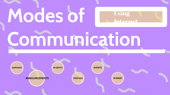 Modes Of Communication Using Internet by FATMA NAZMIN on Prezi
