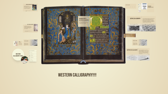 Exploring Western Calligraphy: Styles and Backgrounds by M O on Prezi