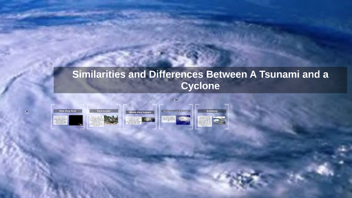 similarities and differences between tsunami and cyclones by shreyes annadi on Prezi