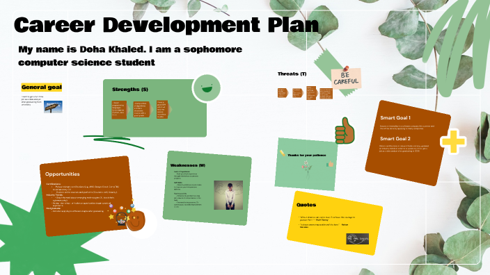 CDP: Career Development Plan by Doha Khaled on Prezi