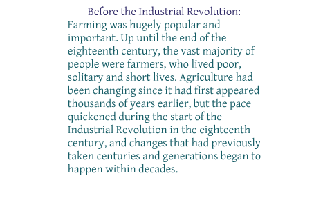 How has farming changed since the Industrial Revolution by Lauren ...