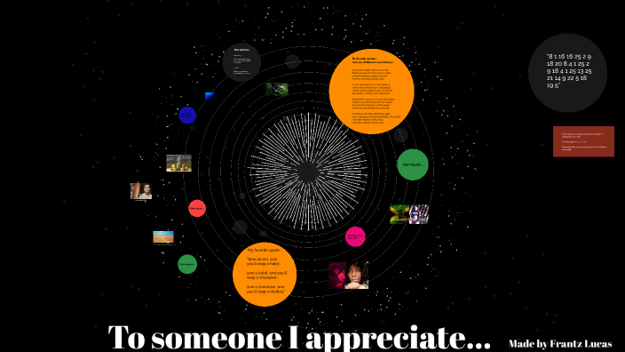 Presentation Infinity by Lucas Frantz on Prezi