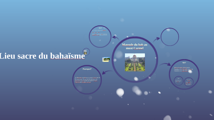 Lieu sacre du bahaïsme by Noah Gascon on Prezi