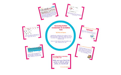 Checking Author Credentials by Lauren Pauley on Prezi