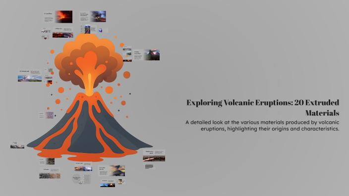 Exploring Volcanic Eruptions: 20 Extruded Materials by mechaela ...