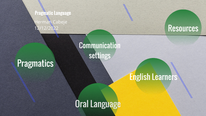 Pragmatic Language By Herman Cabeje On Prezi