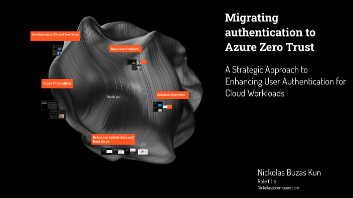 Migrating 2FA to Azure Zero Trust by Nickolas on Prezi
