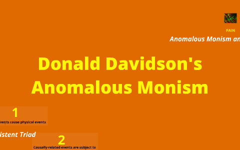Donald Davidson and Anomalous Monism by Will Thong on Prezi