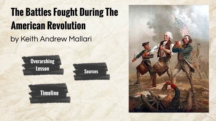 The Battles fought in the American Revolution by Keith Andrew Mallari ...