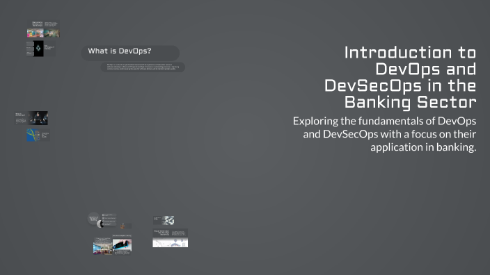 Introduction to DevOps and DevSecOps in the Banking Sector by Ramiz Ali ...
