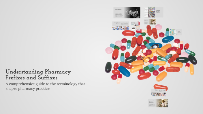 Understanding Pharmacy Prefixes and Suffixes by mohinur mirjahparova on ...