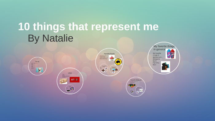 10 things that represent me by Natalie Natalie on Prezi