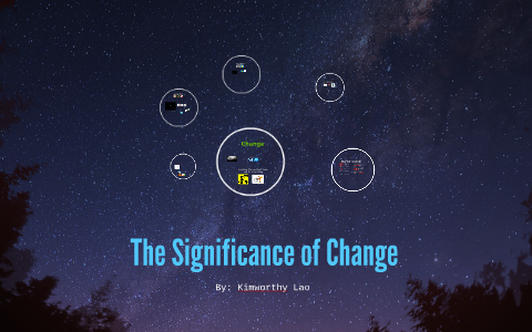 The Significance of Change by Kim My on Prezi