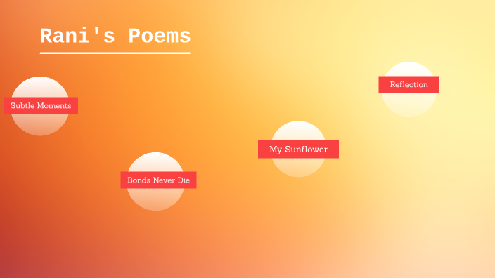 English poems rani by on Prezi