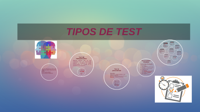 TIPOS DE TEST by Georgina Sepulveda on Prezi