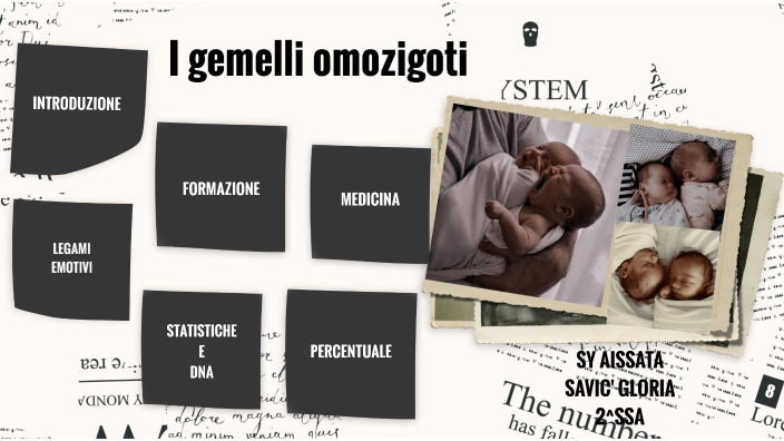 I gemelli omozigoti by Aissata Sy on Prezi