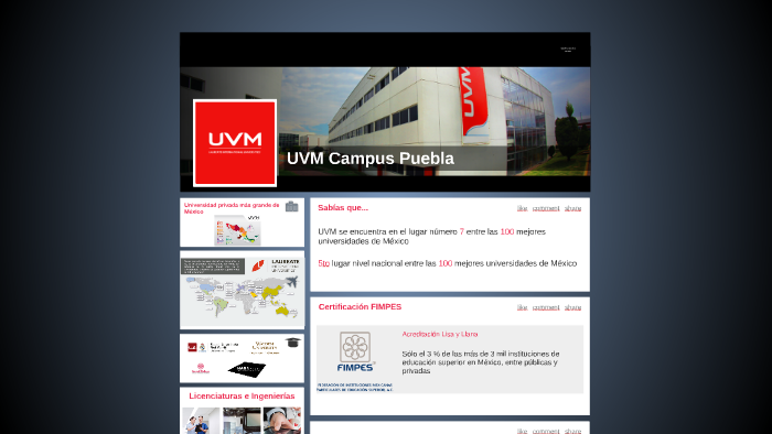 UVM Campus Puebla by david cuevas on Prezi