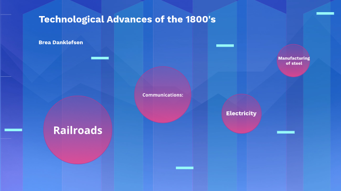 Technological Advances of the 1800's by Brea Danklefsen on Prezi