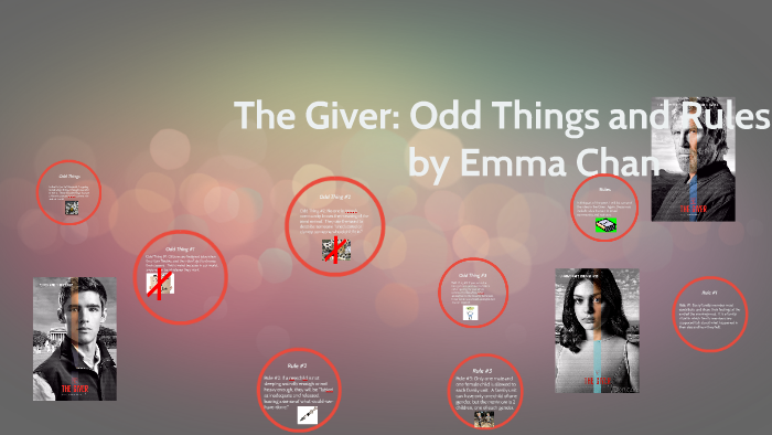 The Giver: Odd Things and Rules by Emma Chan on Prezi