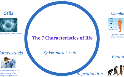 The 7 Characteristics of life by Vee Kozak