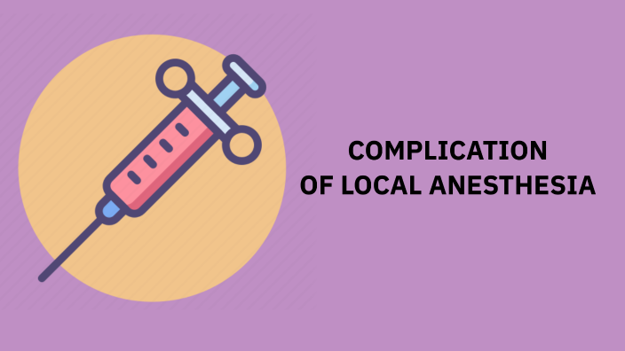 COMPLICATION OF LOCAL ANESTHESIA by ايناس آل مداوي on Prezi